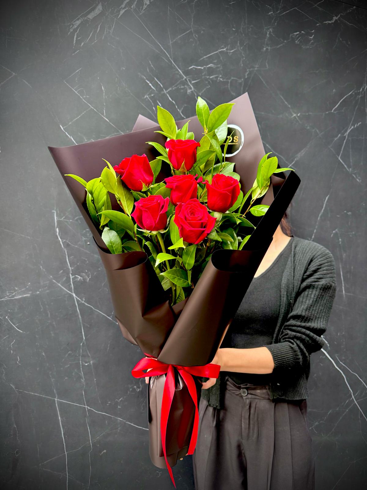 Valentine's Day - Red roses Bouquet – Red Fragrance Floral Design ...
