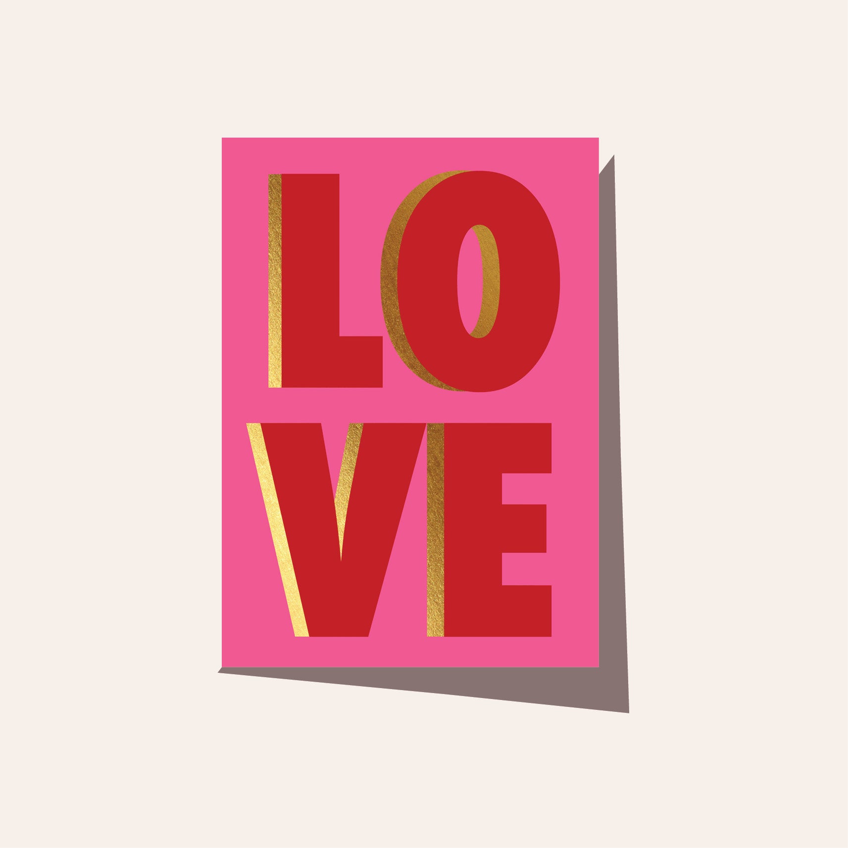 Gift Card - Hot Pink LOVE – Red Fragrance Floral Design - Flowers Crows ...